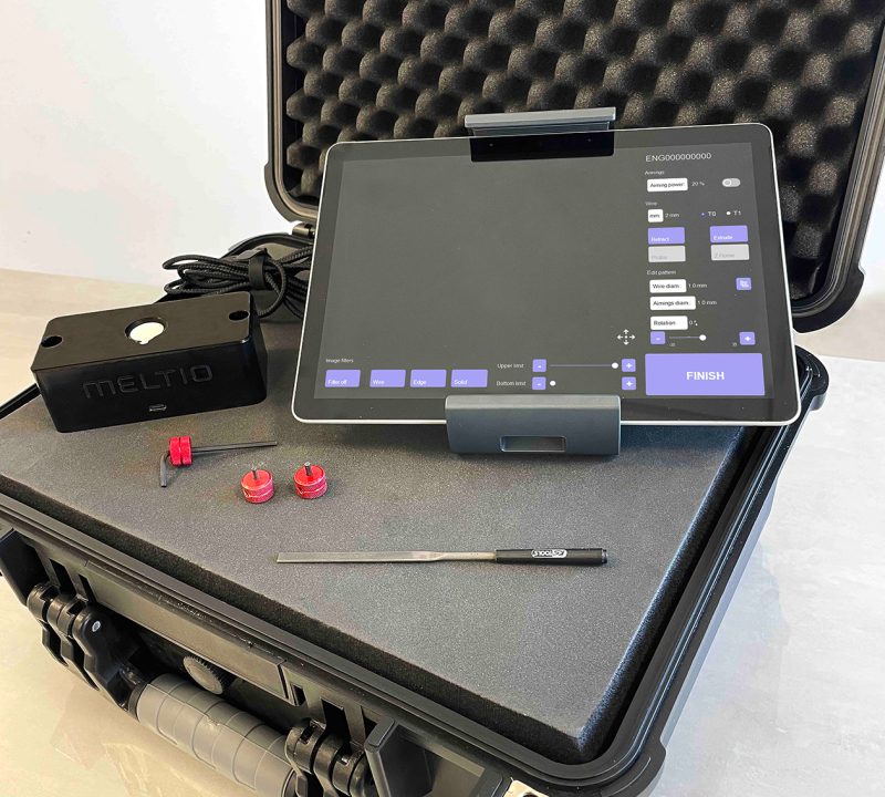 Laser alignment of laser wire deposition systems | Meltio