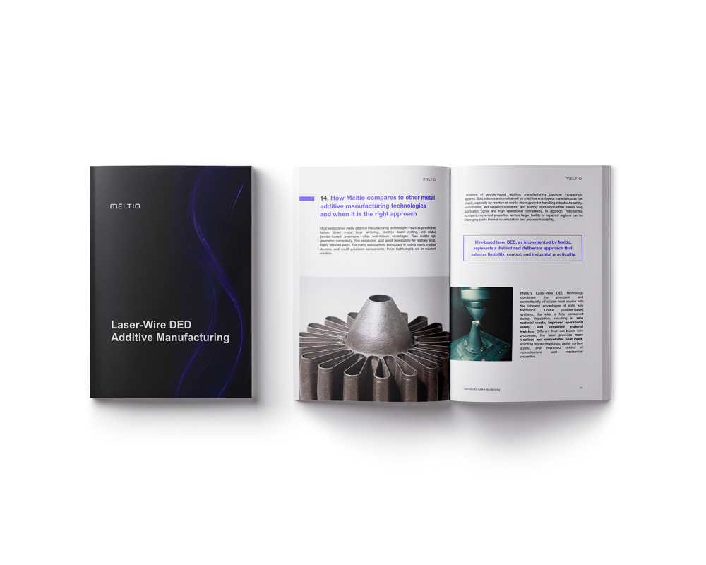Laser-Wire DED Additive Manufacturing - Meltio